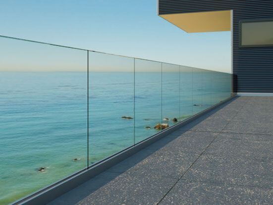 Balustrades - Glass Scratch Removal